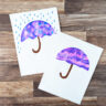 Easy Coffee Filter Umbrella Craft for Kids