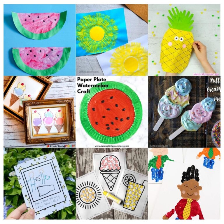 17 June Craft Ideas for Preschoolers | Fun Summer Projects
