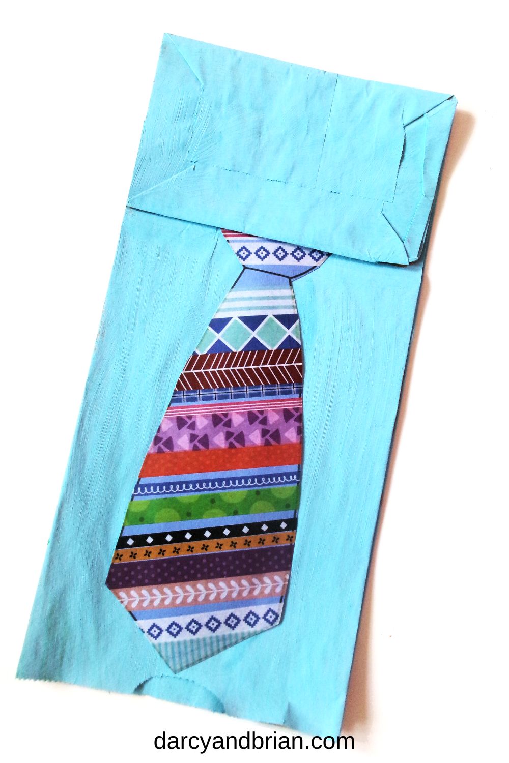 Easy Father's Day Tie Craft for Kids | Free Printable Template