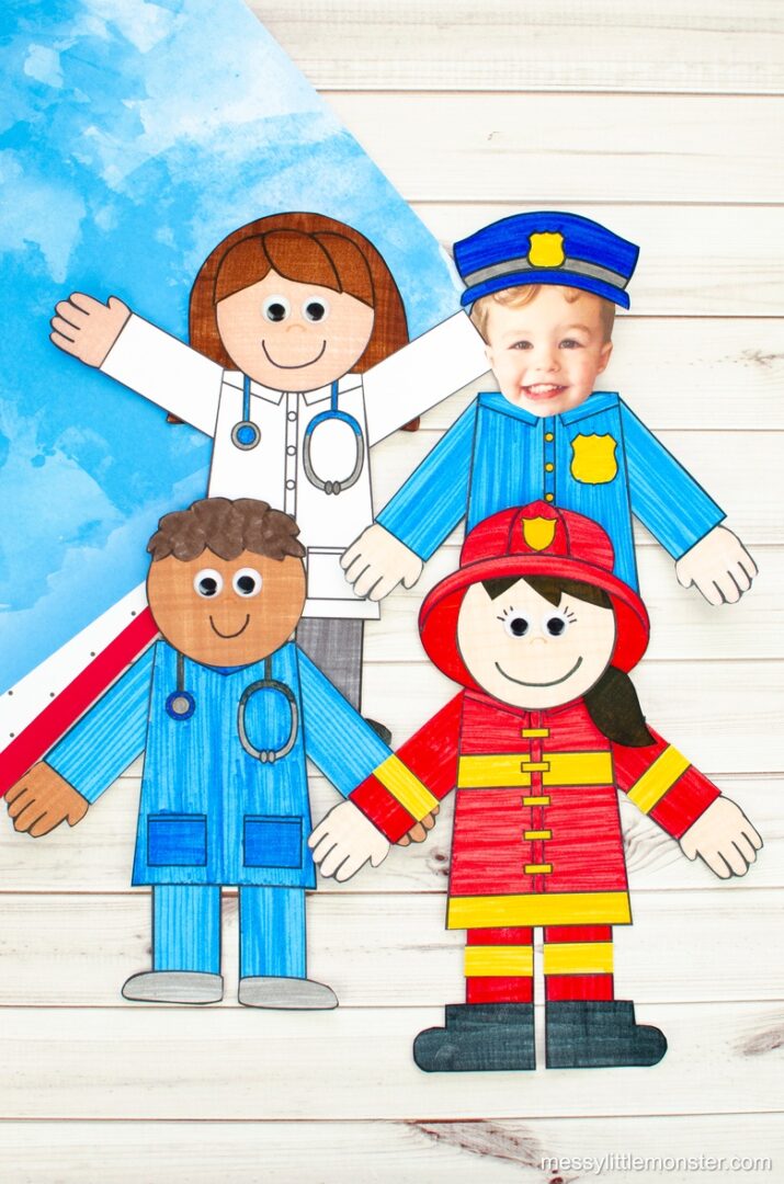 14 Creative Community Helpers Crafts for Preschoolers