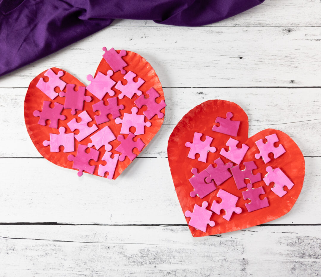 I Love You to Pieces Mother's Day Craft for Kids