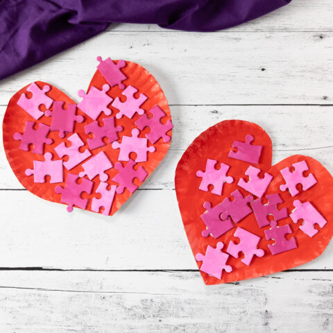 I Love You to Pieces Mother's Day Craft for Kids