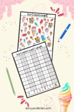 Engaging Ice Cream Counting Activity Printables for Preschoolers
