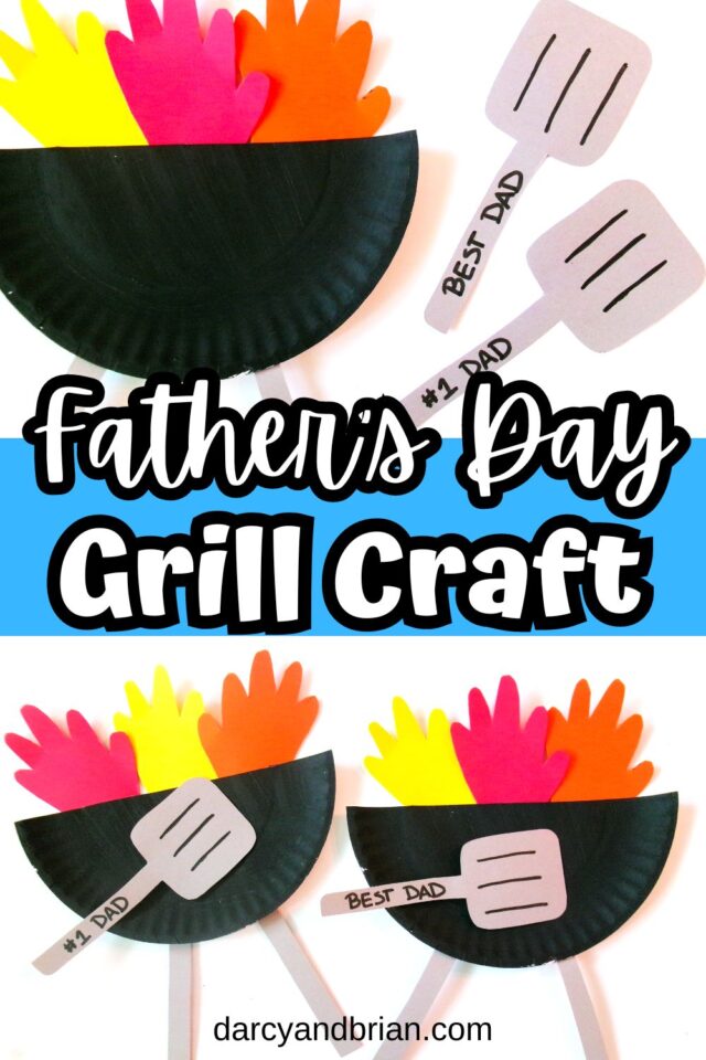 Easy Father's Day Grill Craft for Kids