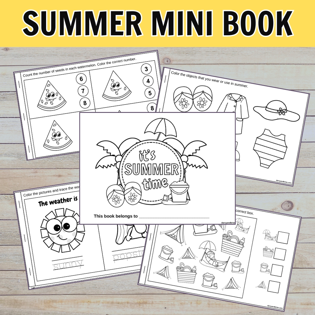 Summer Mini Book Printable: Engaging Learning Activities for Kids