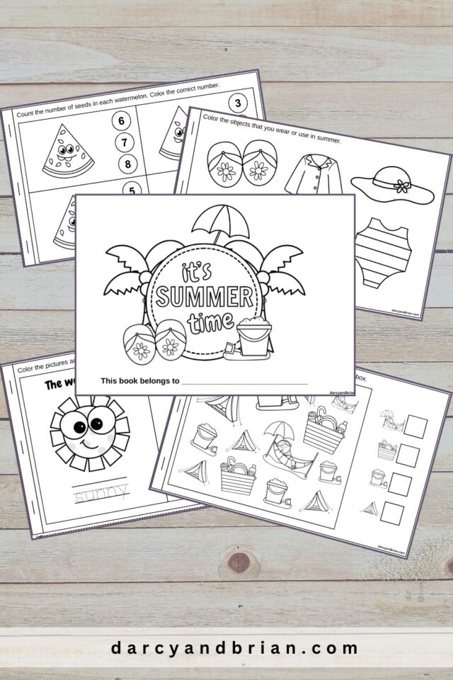 Summer Mini Book Printable: Engaging Learning Activities for Kids