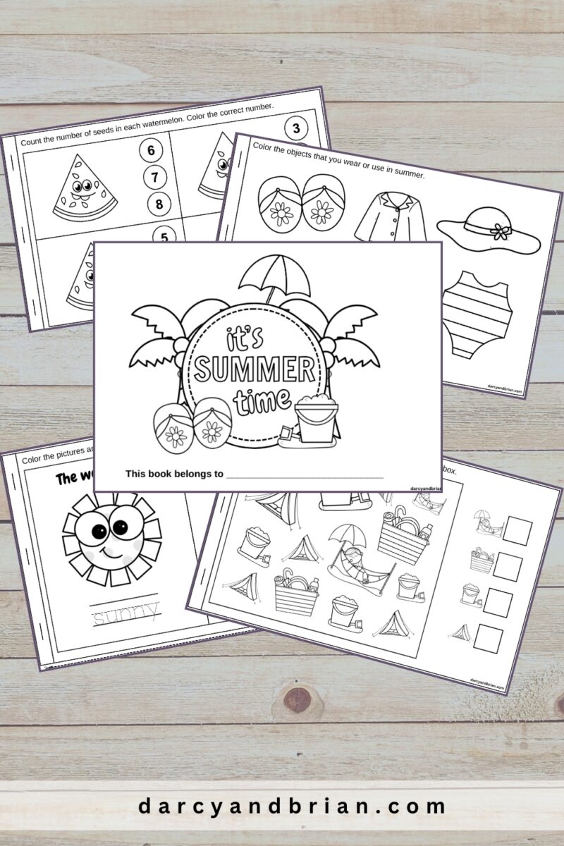Summer Mini Book Printable: Engaging Learning Activities for Kids