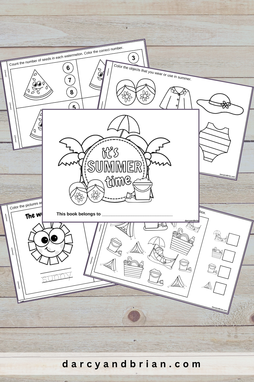 Summer Mini Book Printable: Engaging Learning Activities for Kids