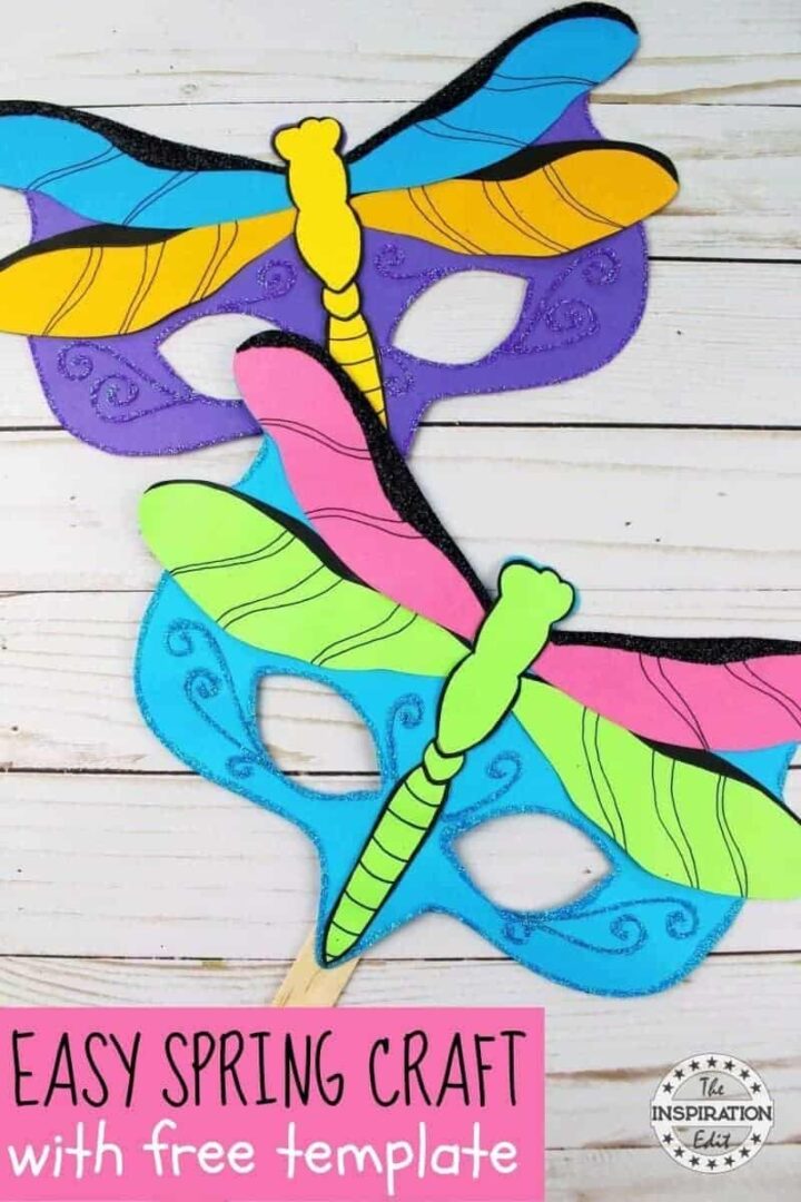 13 Dragonfly Crafts for Preschoolers | Fun Summer Activity
