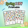 Spring I Spy Printable Worksheets for Kids