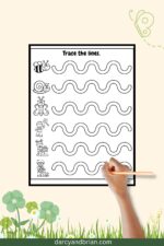 Spring Tracing Worksheets - Fun Pencil Control Activities for Kids