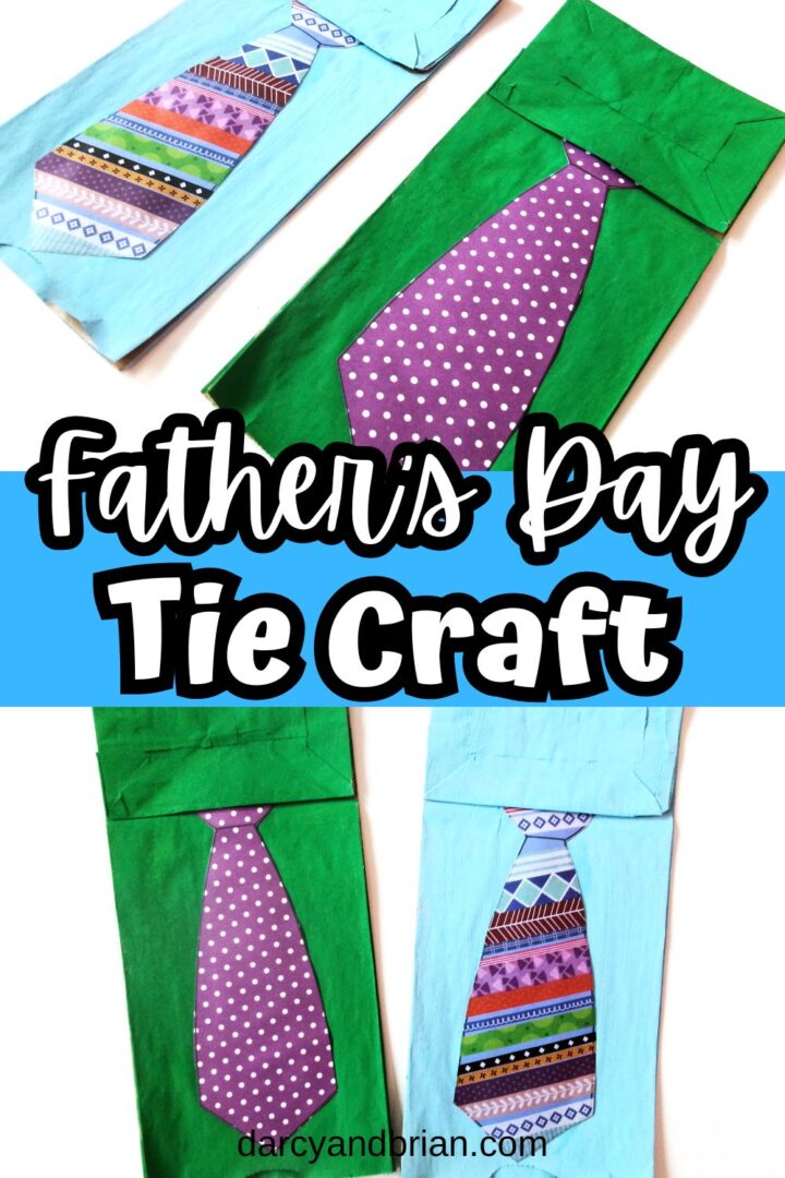 Easy Father's Day Tie Craft for Kids | Free Printable Template