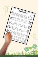 Spring Tracing Worksheets - Fun Pencil Control Activities for Kids
