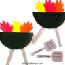 Easy Father's Day Grill Craft for Kids