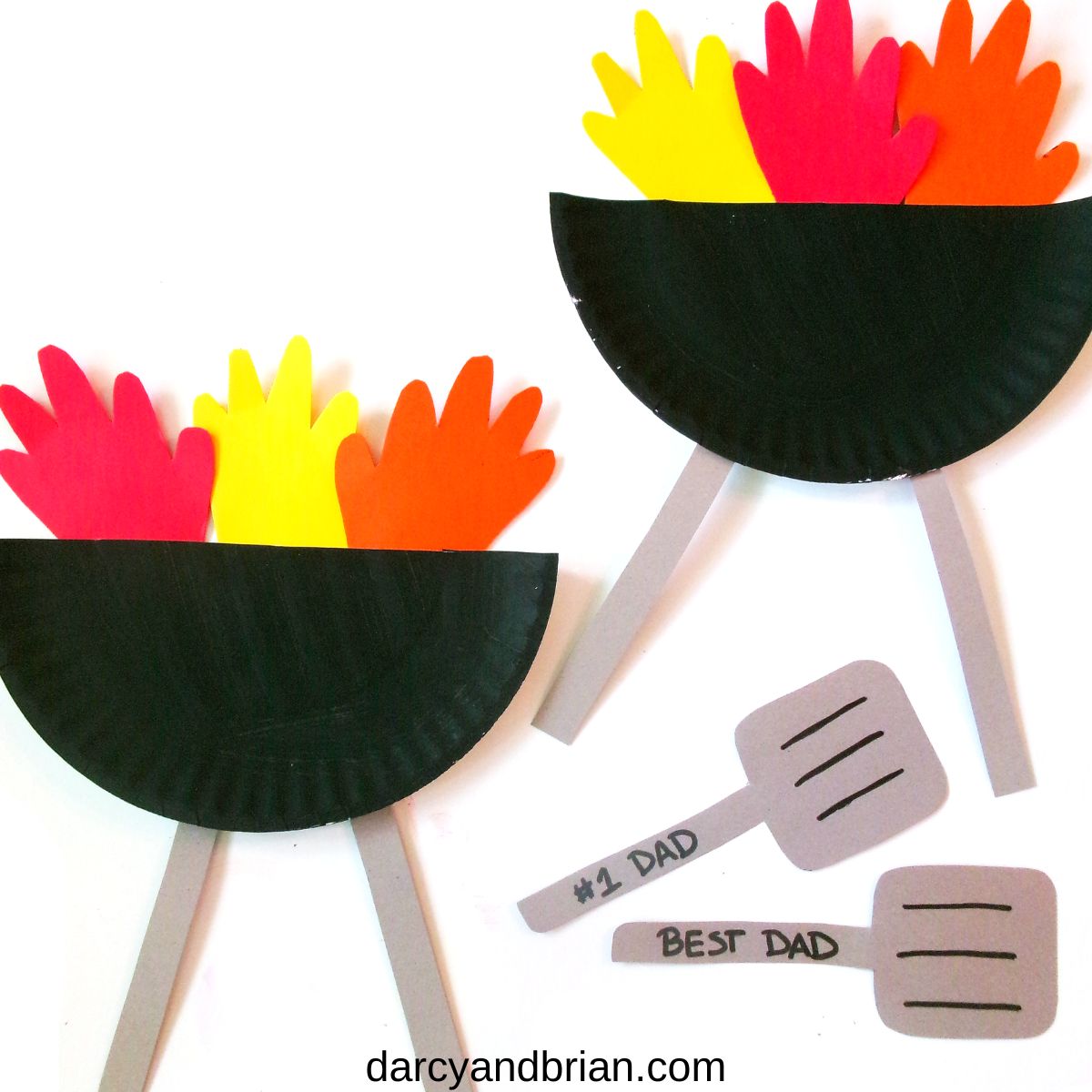 Easy Father's Day Grill Craft for Kids