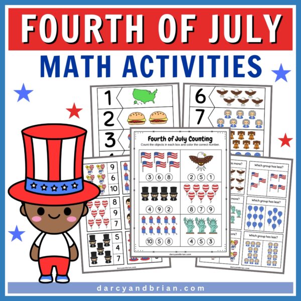 Engaging Fourth of July Math Activities for Preschool