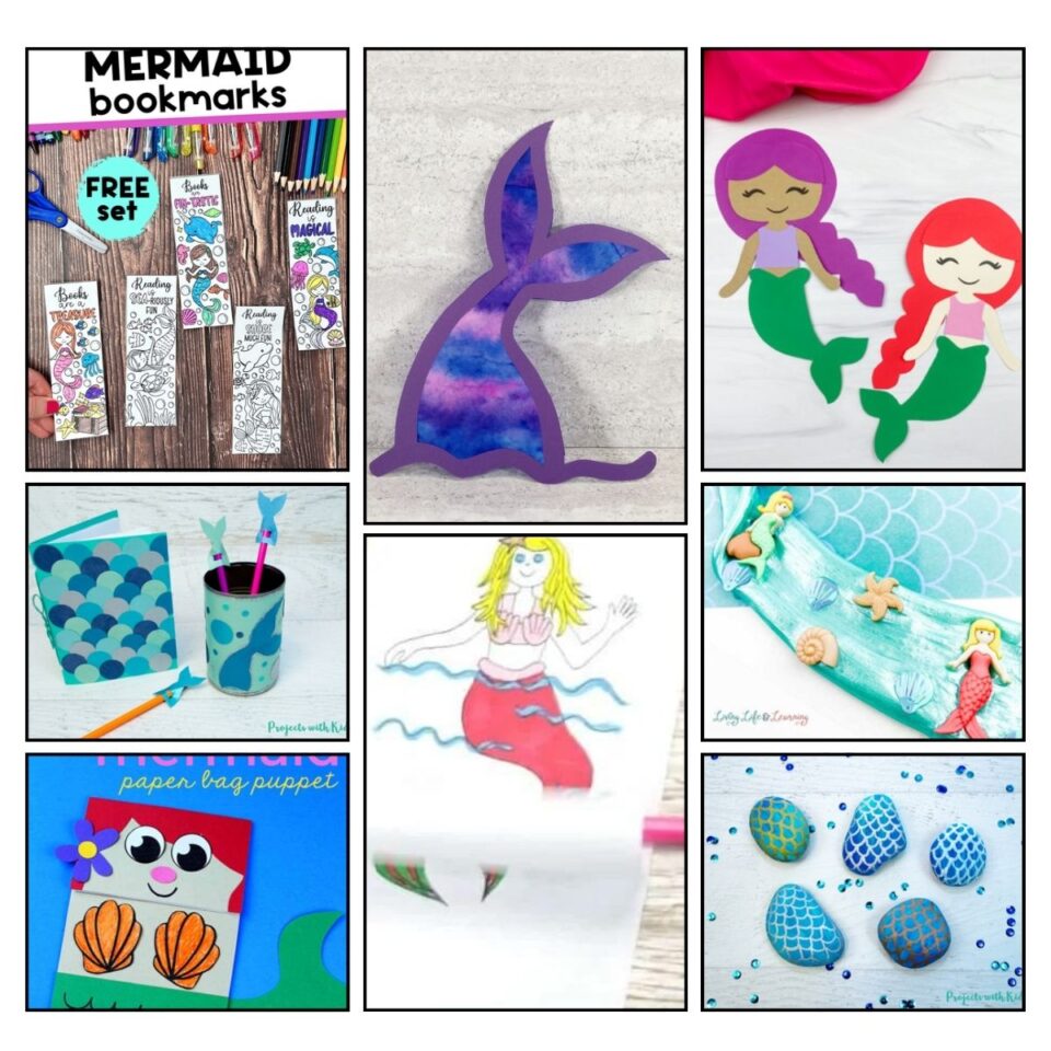 16 Enchanting Mermaid Crafts for Kids