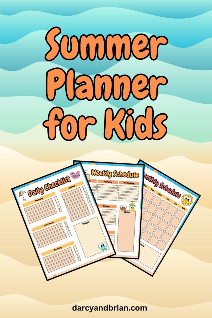 Printable Summer Planner for Kids: Organize Seasonal Fun