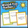 Printable Would You Rather Summer Questions for Kids