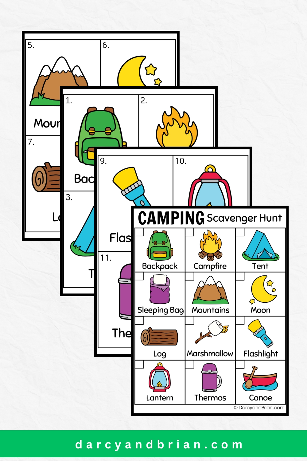 Camping Scavenger Hunt – Fun Printable Activities for Kids