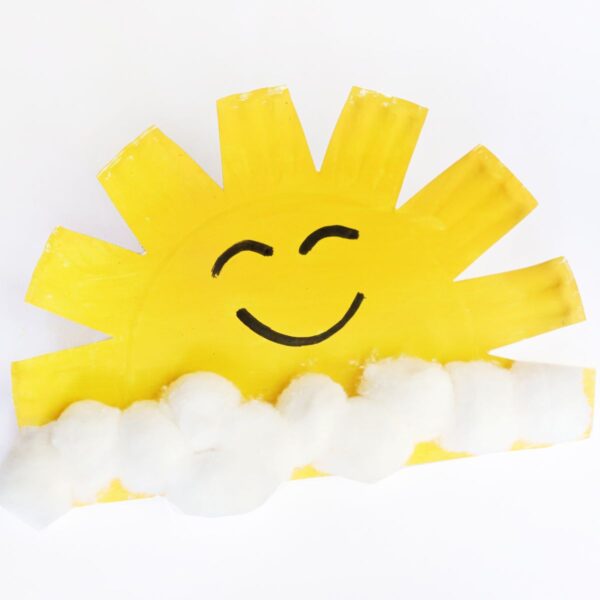 Easy Paper Plate Sun Craft for Kids