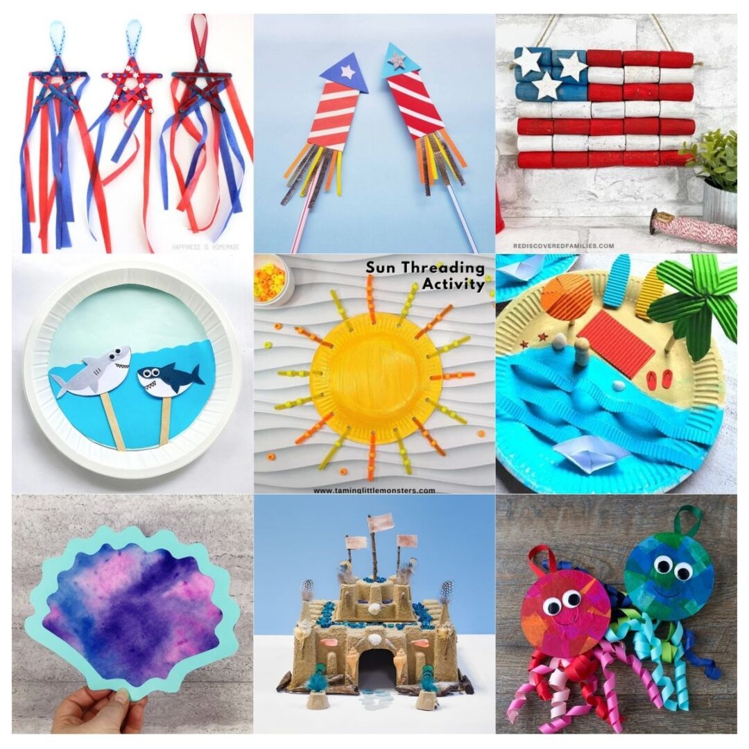 18 Easy July Kids Crafts to Inspire Summer Fun
