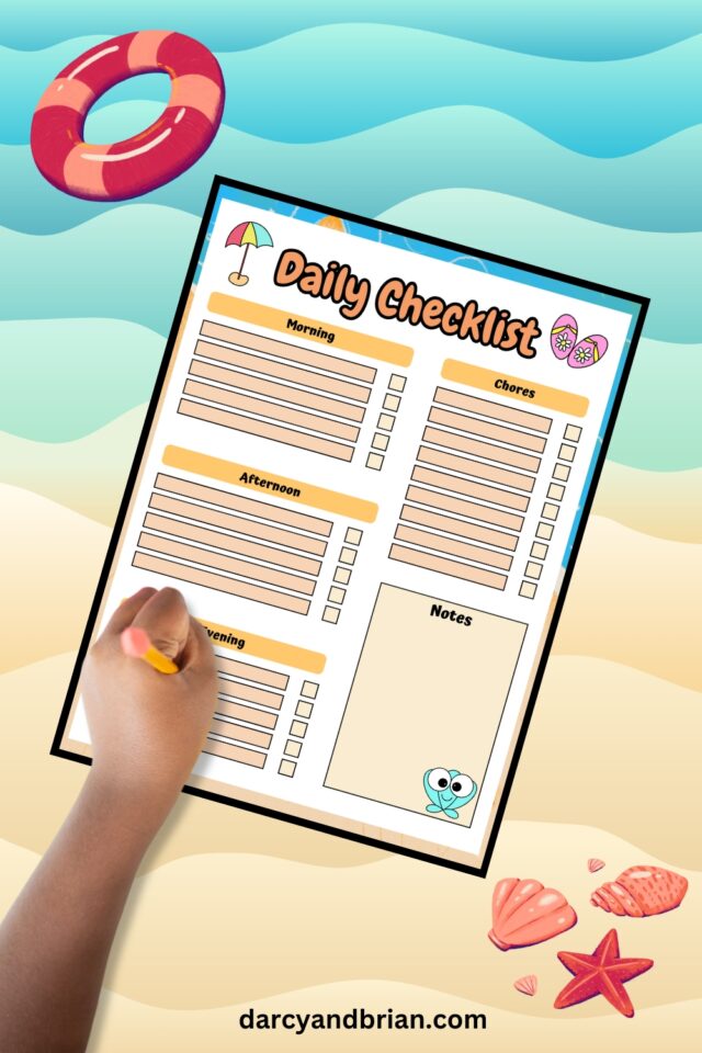 Printable Summer Planner for Kids: Organize Seasonal Fun