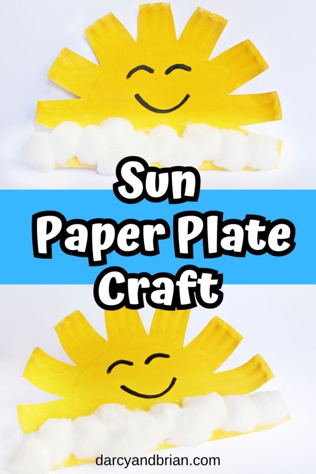 Easy Paper Plate Sun Craft for Kids
