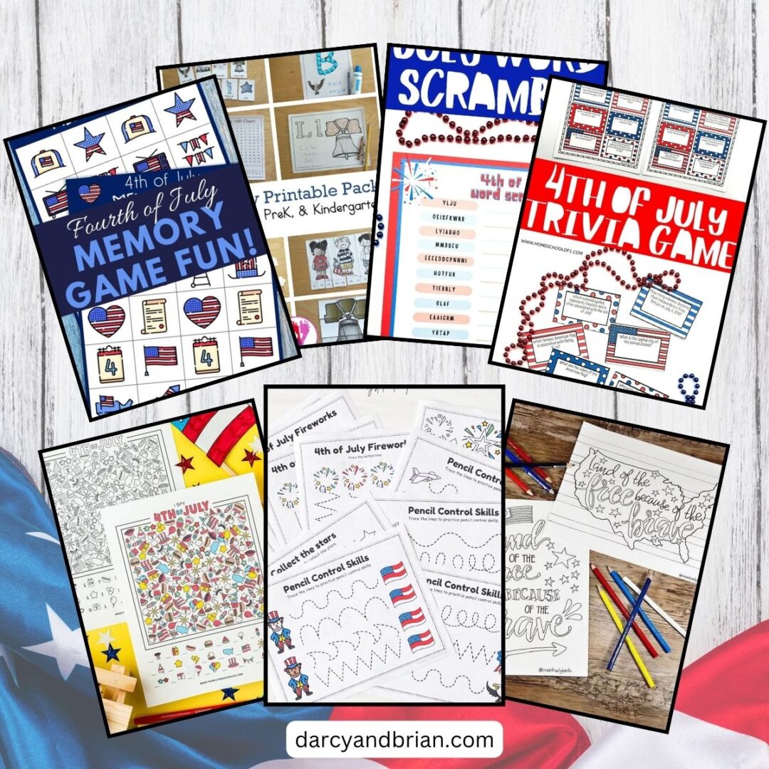 Free 4th of July Printables for Kids' Activities and Learning