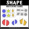 Shape Matching Game Printable - Fun Educational Activity for Kids