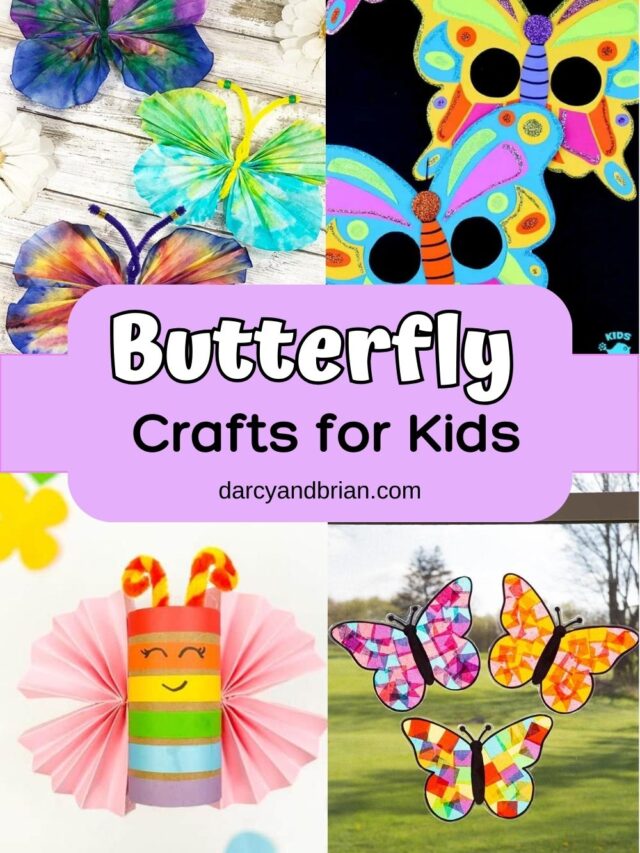 Easy Clothespin Butterfly Craft for Kids | Spring Motor Skill Activity