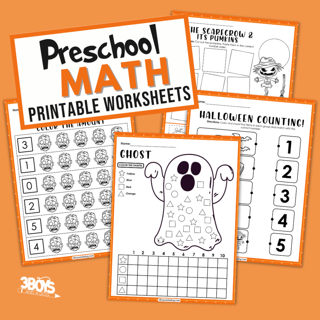 16 Free Halloween Printables for Preschoolers