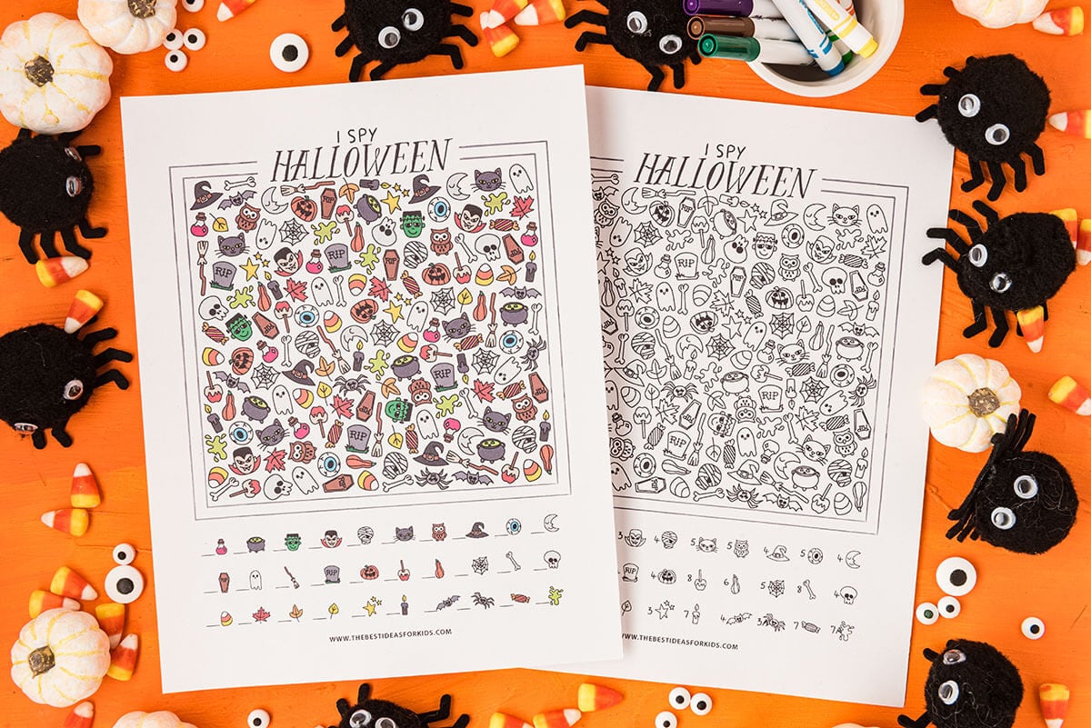 16 Free Halloween Printables for Preschoolers