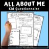 All About Me Kid Questionnaire | Free Printable Activity