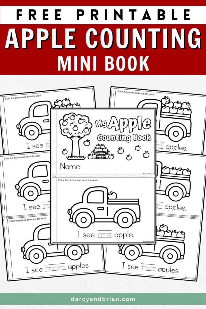 Free Printable Apple Counting Book