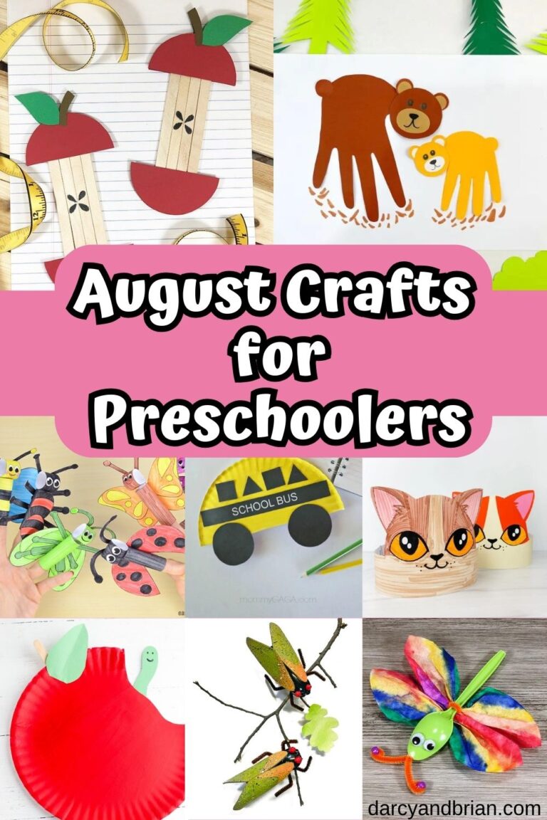 18 August Crafts for Preschoolers