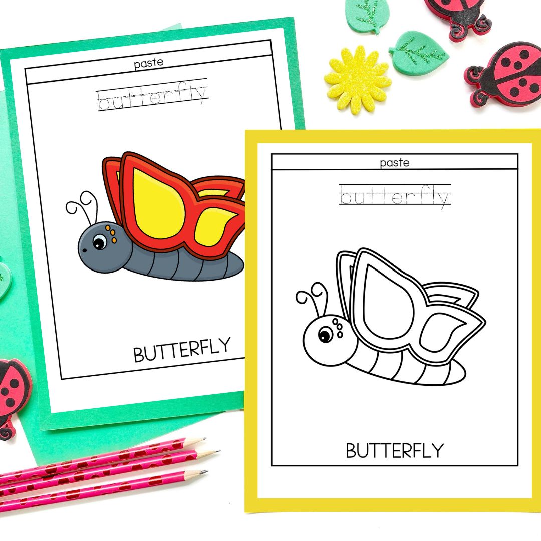 Printable Butterfly Life Cycle Booklet for Preschool Learning
