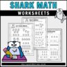 Free Printable Shark Math Worksheets | Preschool & Kindergarten