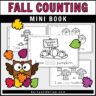 Fall Counting Book Printable for Preschool