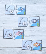 Fishing for Letters Activity | Free Printable For Kids