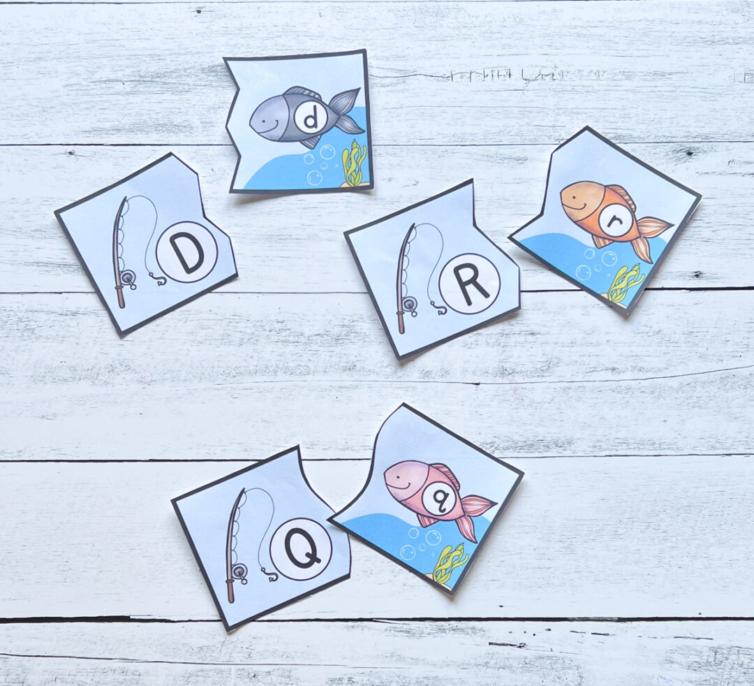 Fishing for Letters Activity | Free Printable For Kids