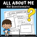 All About Me Kid Questionnaire | Free Printable Activity