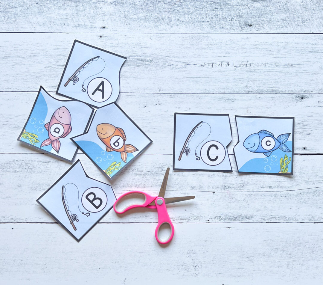 Fishing for Letters Activity | Free Printable For Kids