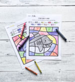 Free Printable Ocean Color By Number Worksheets