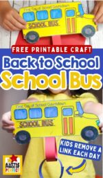 12 School Bus Crafts for Preschoolers | Back to School Activities
