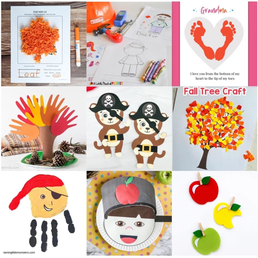 17 Creative September Preschool Crafts for Fun Learning Activities