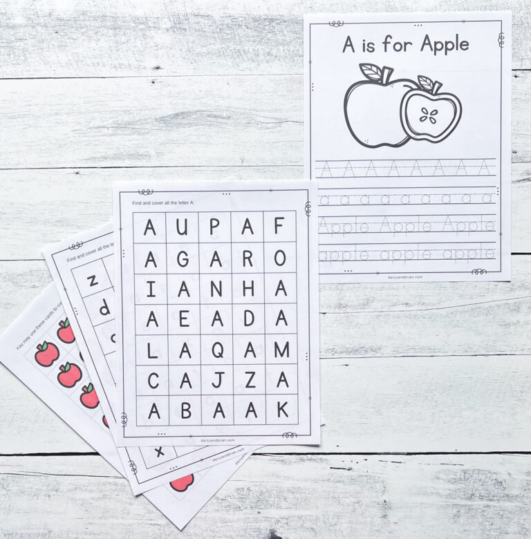A is for Apple Worksheet | Free Preschool Printable
