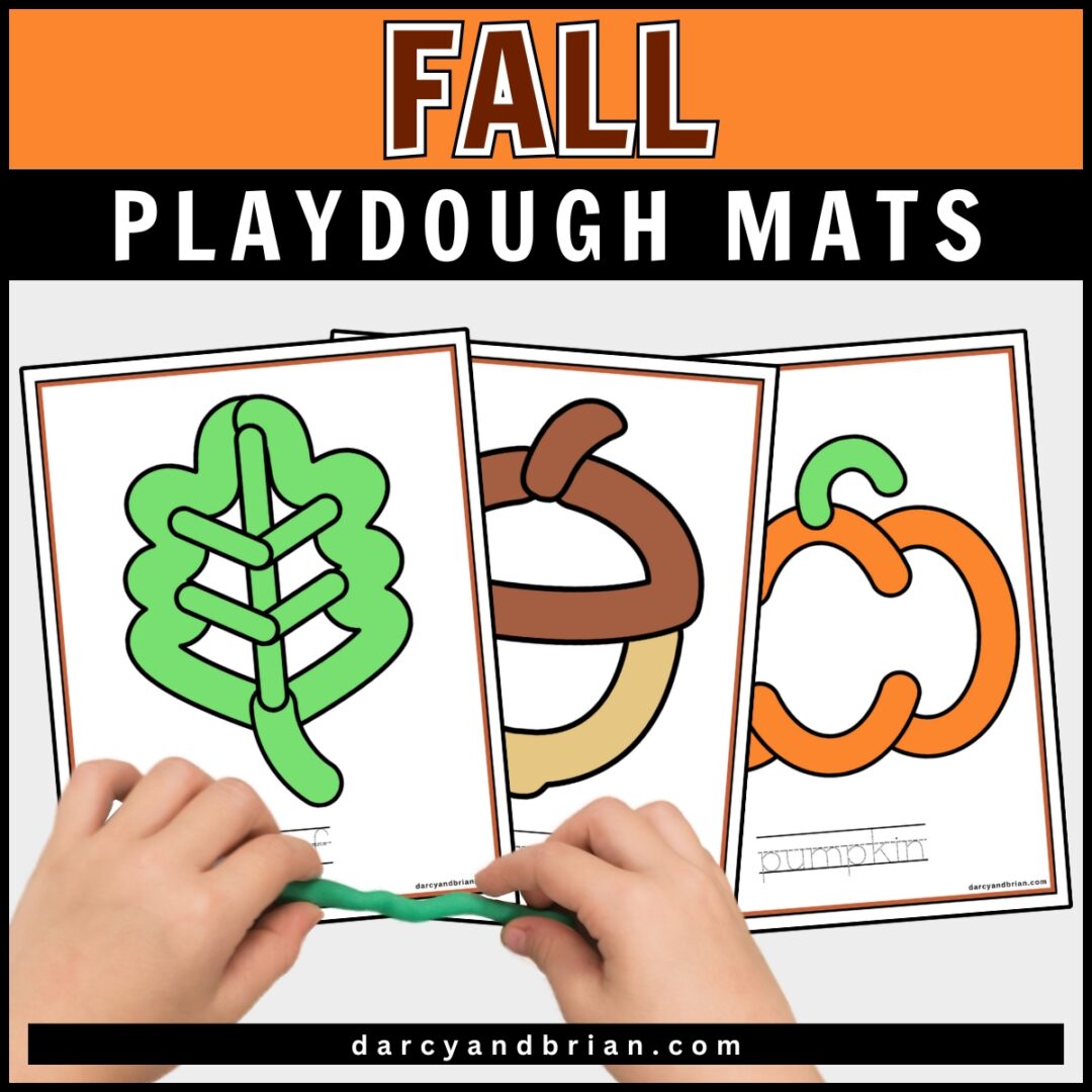 Free Printable Fall Playdough Mats | Fine Motor Skills Activity