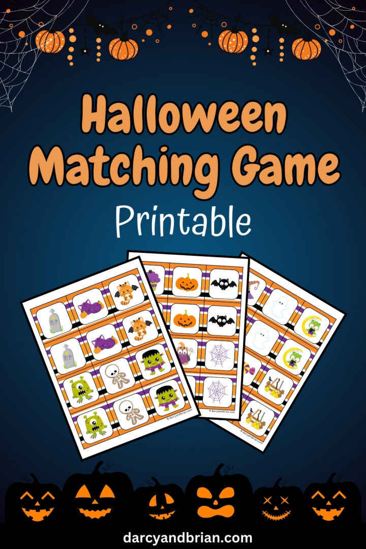Halloween Matching Game Printable for Kids