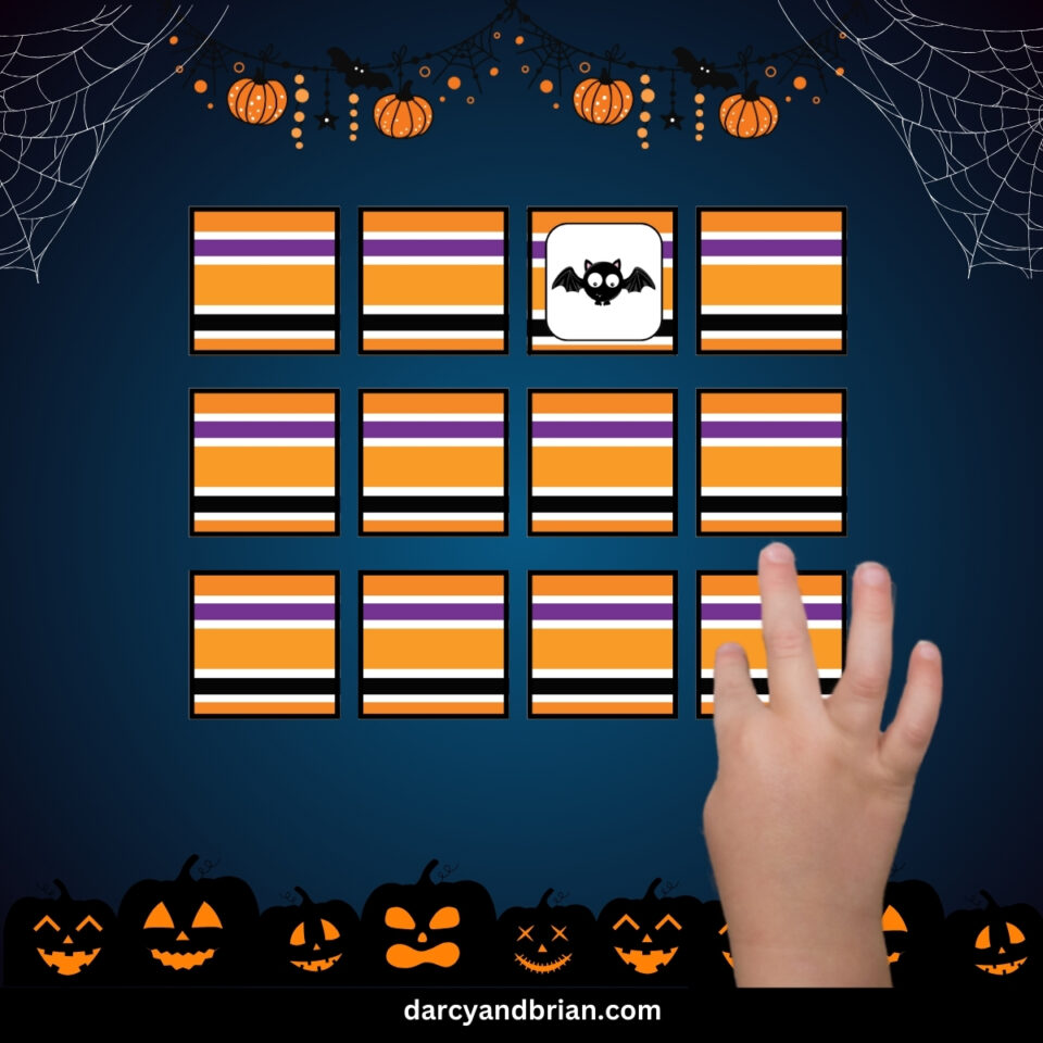Halloween Matching Game Printable for Kids